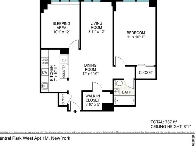 400 Central Park West, Unit 1M