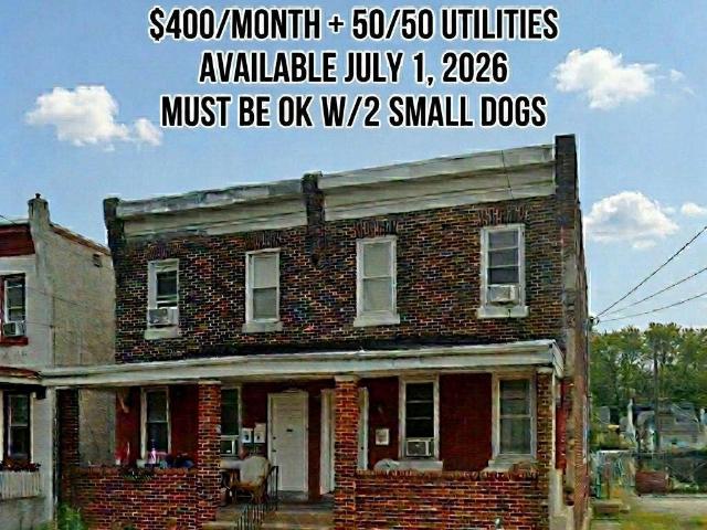 $400/mo Marcus Hook + 50% utilities