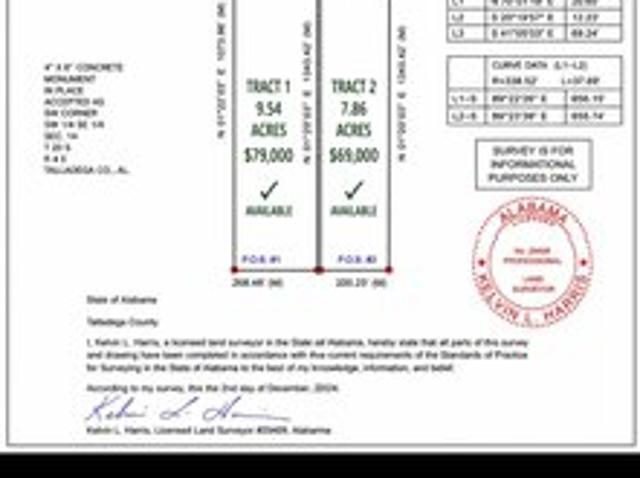 404 Serenity Dr Lot 2, Talladega, AL 35160