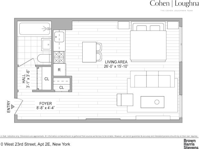 410 West 23rd Street, Unit 2E | Compass