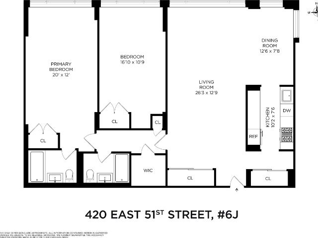 420 East 51st Street, Unit 6J | Compass