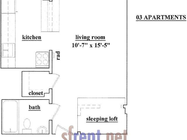 424 Jones St Studio Apartment for Rent at 424 Jones Street, San Francisco, CA 94102 Tenderloin