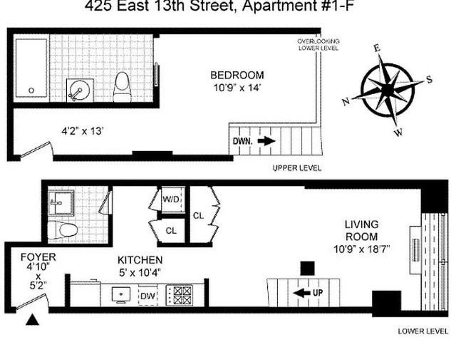 425 East 13th Street, Unit 1F