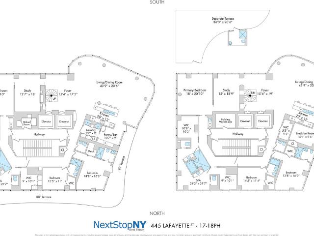 445 Lafayette Street, Unit PH18/PH17