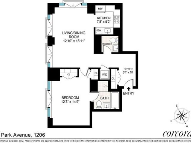 45 Park Ave Apt 1206, New York, NY 10016