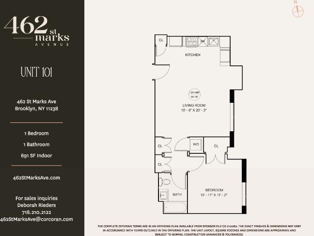 462 Saint Marks Avenue, Unit 101 | Compass