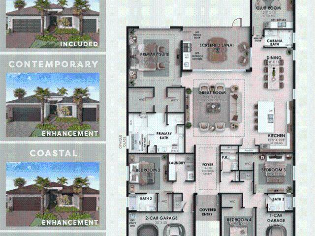 4 Bed, 4 Bath New Home plan in Port Saint Lucie, FL