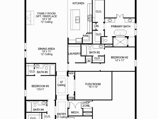 4 Bed, 4 Bath New Home plan in Port Saint Lucie, FL