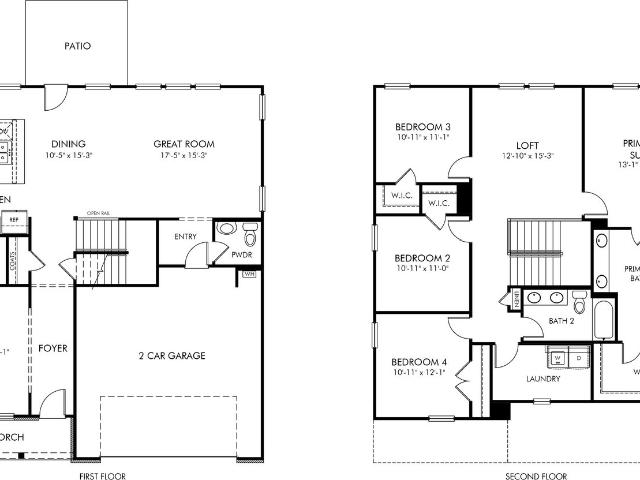 4 Bed, 2 Bath New Home plan in Villa Rica, GA