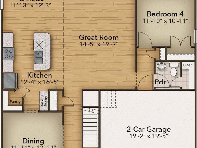 4 Bed, 2 Bath New Home plan in Calabash, NC