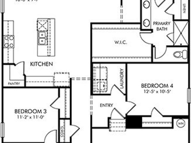 4 Bed, 2 Bath New Home plan in Clarksville, TN