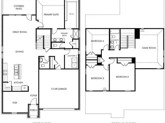 4 Bed, 2 Bath New Home plan in Denton, TX