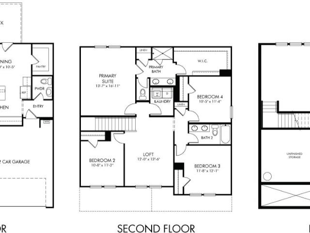 4 Bed, 2 Bath New Home plan in Fairburn, GA