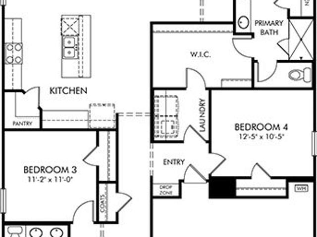 4 Bed, 2 Bath New Home plan in Fountain Inn, SC