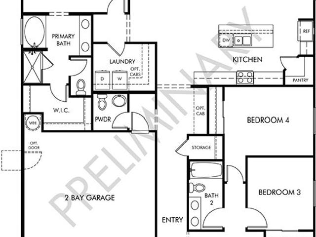 4 Bed, 2 Bath New Home plan in Galt, CA