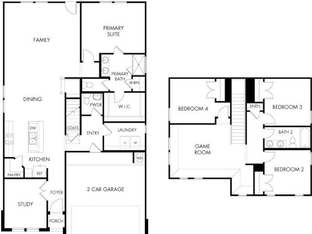 4 Bed, 2 Bath New Home plan in Georgetown, TX