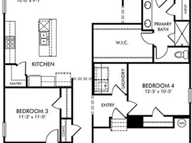 4 Bed, 2 Bath New Home plan in Hermitage, TN