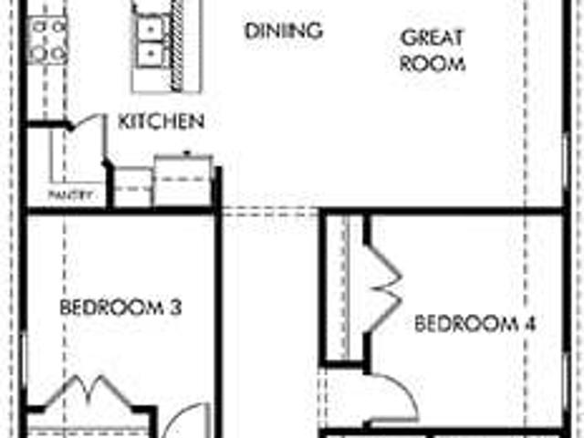 4 Bed, 2 Bath New Home plan in Hutto, TX