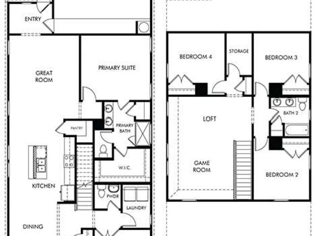 4 Bed, 2 Bath New Home plan in Hutto, TX