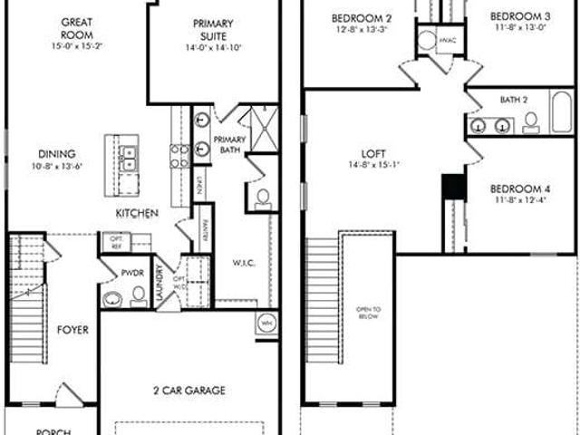 4 Bed, 2 Bath New Home plan in Jacksonville, FL