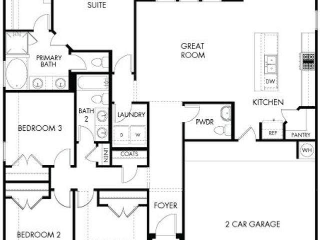 4 Bed, 2 Bath New Home plan in Kyle, TX