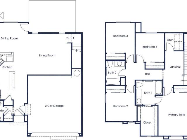 4 Bed, 2 Bath New Home plan in Las Vegas, NV
