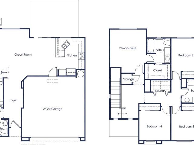 4 Bed, 2 Bath New Home plan in Las Vegas, NV
