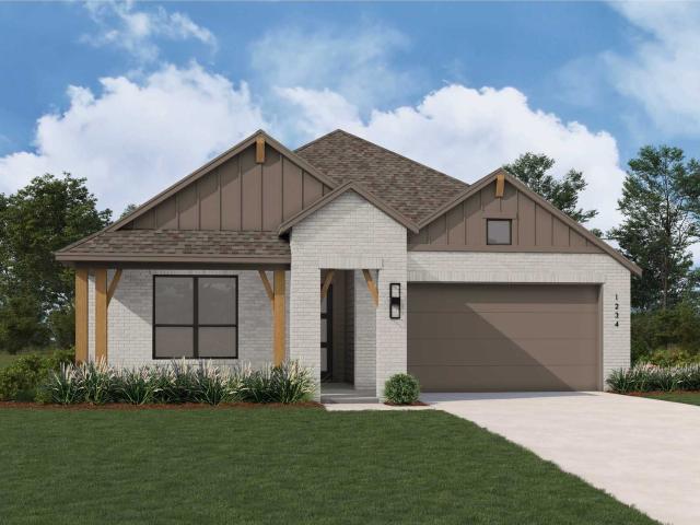 4 Bed, 2 Bath New Home plan in Liberty Hill, TX