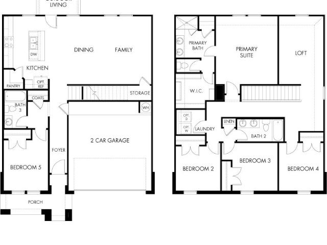 4 Bed, 2 Bath New Home plan in Liberty Hill, TX