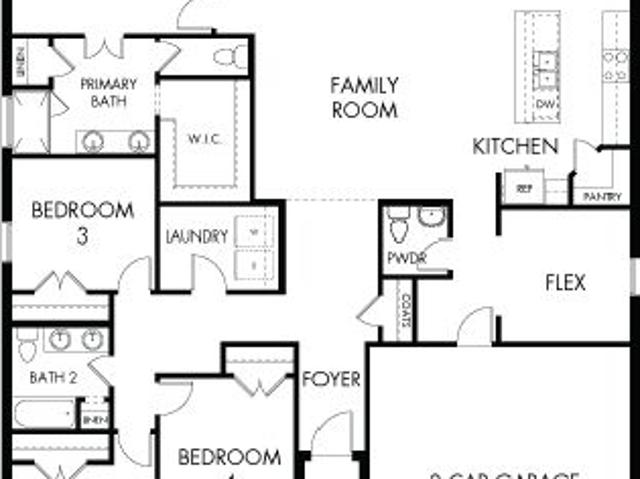 4 Bed, 2 Bath New Home plan in McKinney, TX