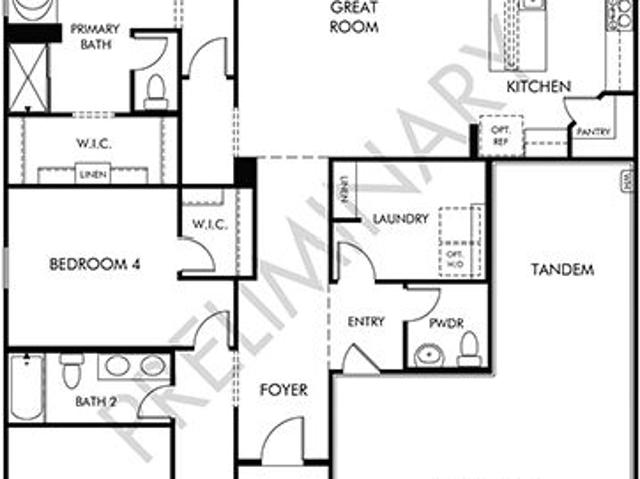 4 Bed, 2 Bath New Home plan in Maricopa, AZ