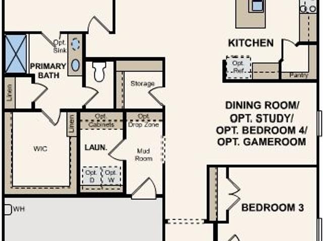 4 Bed, 2 Bath New Home plan in Montgomery, TX