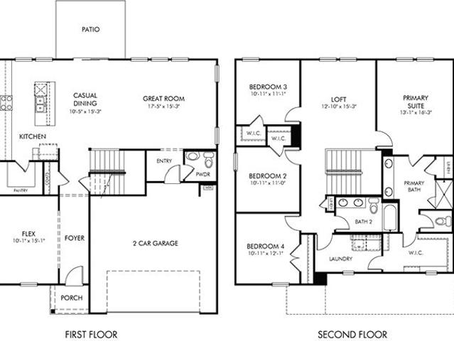 4 Bed, 2 Bath New Home plan in Moore, SC