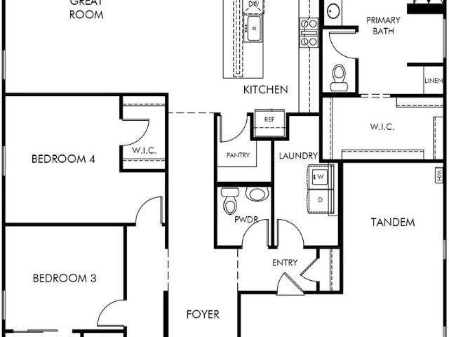 4 Bed, 2 Bath New Home plan in Oro Valley, AZ