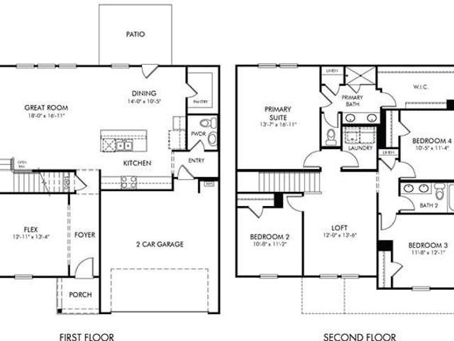 4 Bed, 2 Bath New Home plan in Pendergrass, GA