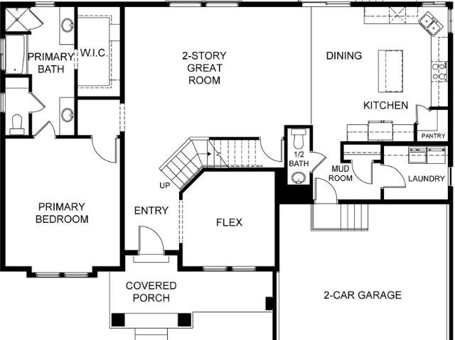 4 Bed, 2 Bath New Home plan in Riverton, UT
