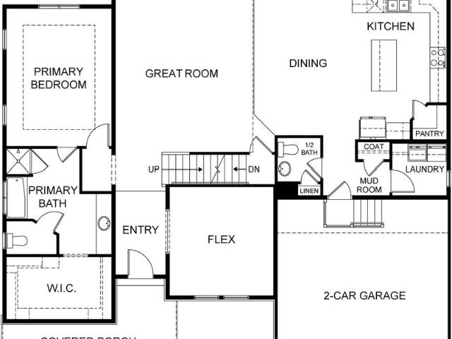 4 Bed, 2 Bath New Home plan in Riverton, UT