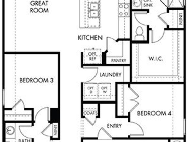 4 Bed, 2 Bath New Home plan in San Antonio, TX