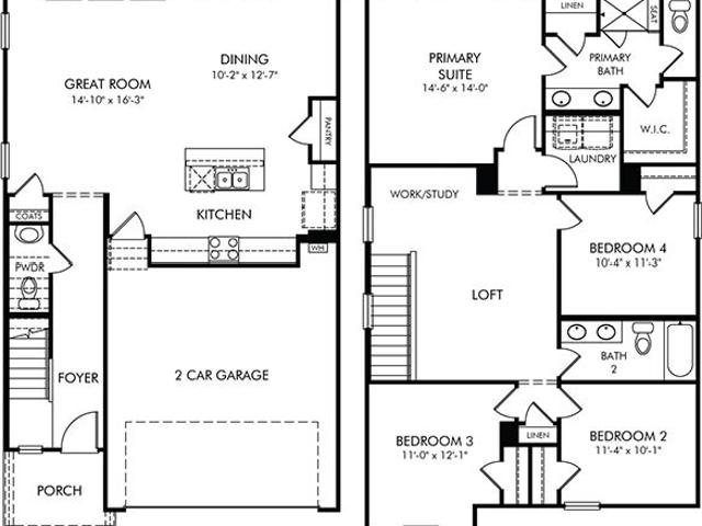 4 Bed, 2 Bath New Home plan in Shelby, NC
