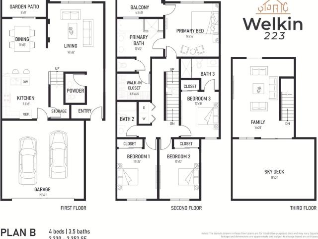 4 Bed, 3 Bath New Home plan in Torrance, CA