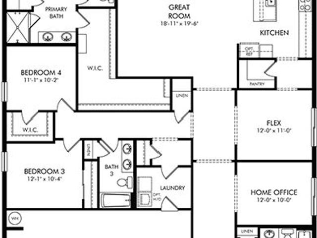 4 Bed, 3 Bath New Home plan in Bartow, FL