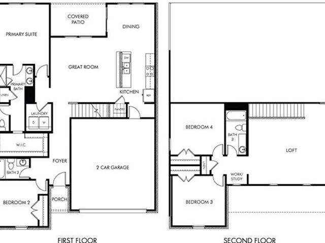 4 Bed, 3 Bath New Home plan in Denton, TX