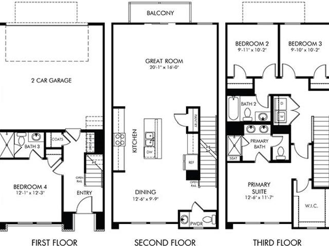 4 Bed, 3 Bath New Home plan in Fort Mill, SC