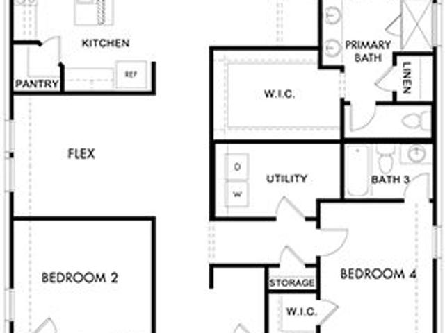 4 Bed, 3 Bath New Home plan in Fort Worth, TX