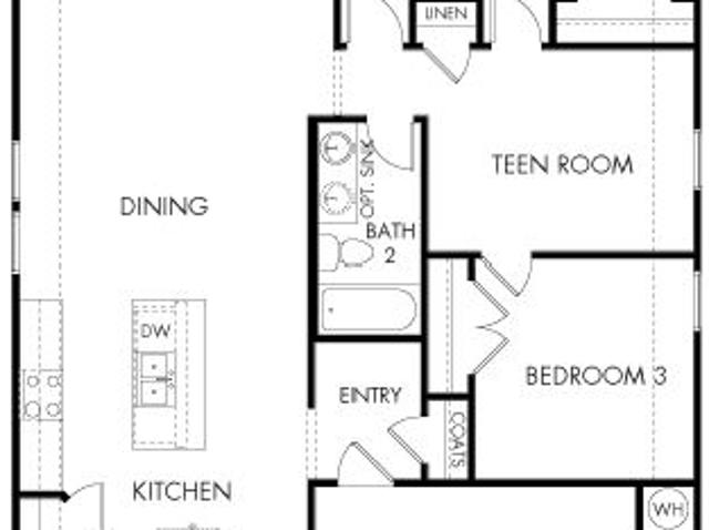 4 Bed, 3 Bath New Home plan in Georgetown, TX