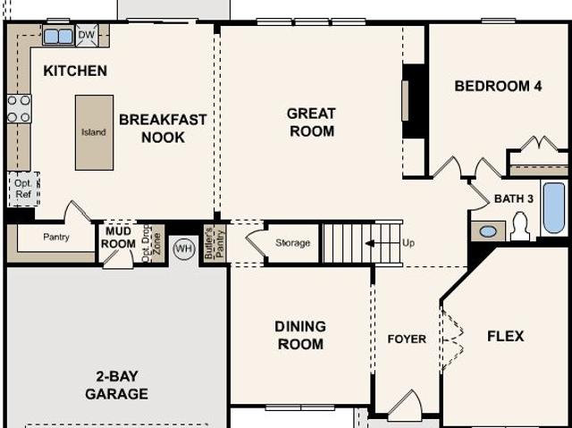 4 Bed, 3 Bath New Home plan in Grayson, GA