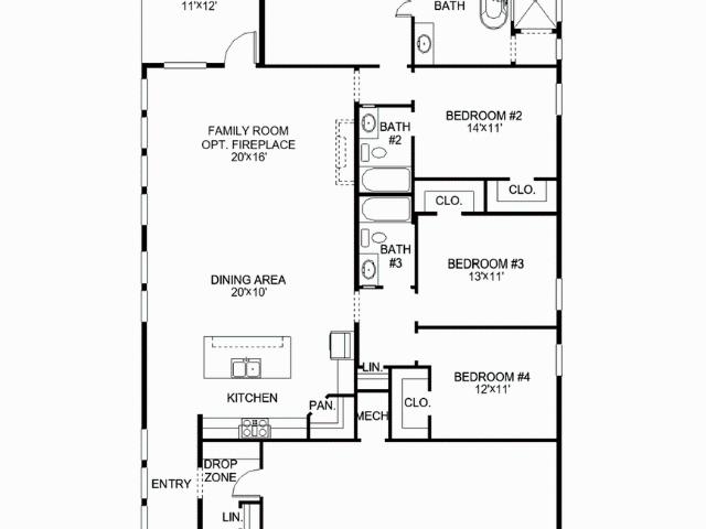 4 Bed, 3 Bath New Home plan in Green Cove Springs, FL