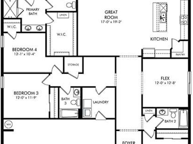 4 Bed, 3 Bath New Home plan in Hudson, FL