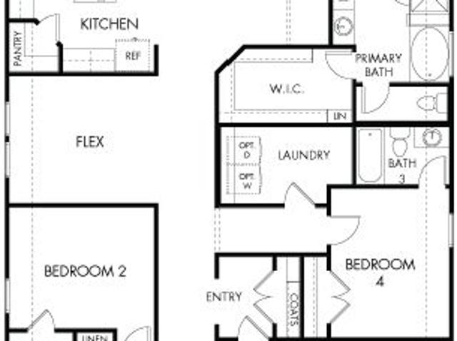 4 Bed, 3 Bath New Home plan in Huffman, TX