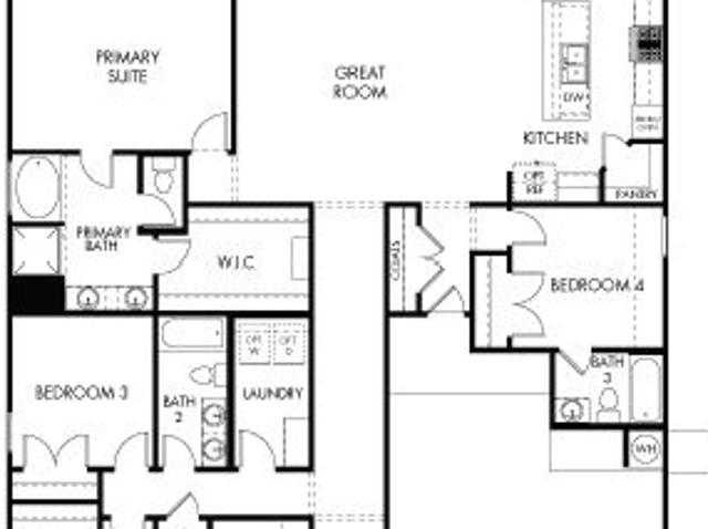 4 Bed, 3 Bath New Home plan in Kyle, TX